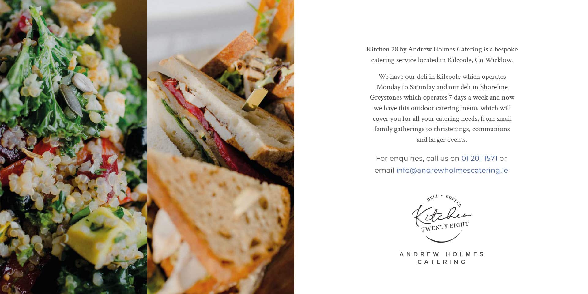 Catering - Kitchen 28 - Gourmet Deli & Cafe, Kilcoole