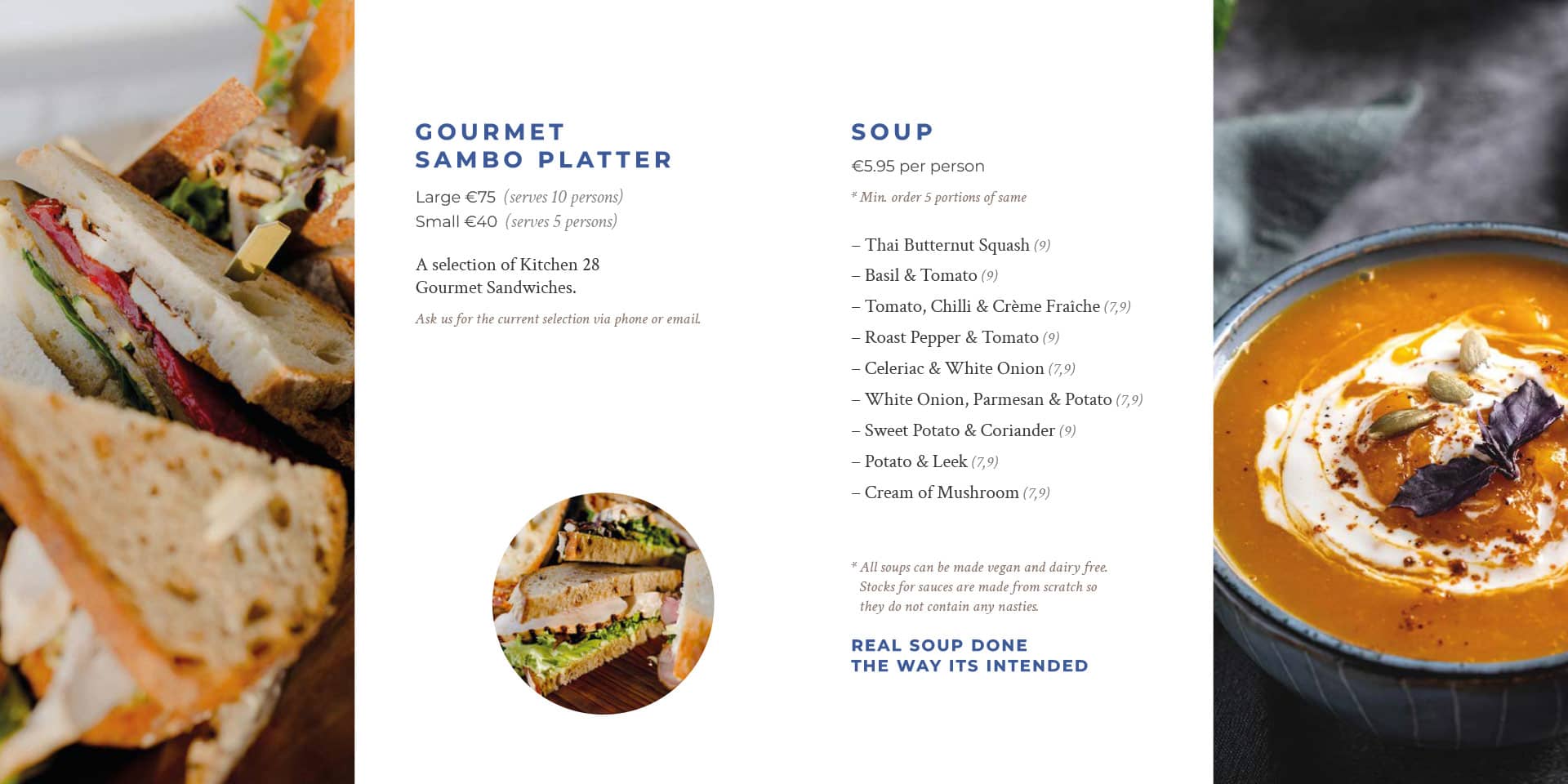 Catering - Kitchen 28 - Gourmet Deli & Cafe, Kilcoole